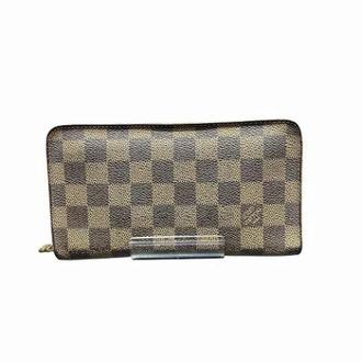Louis Vuitton Portefeuille long Damier Pre-owned (bi-pli) - Femme - Pre-owned - Brun - Taille: ONE Size