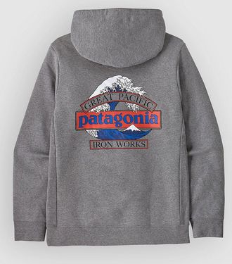 Patagonia Great Waves Uprisal Hoodie gravel heather