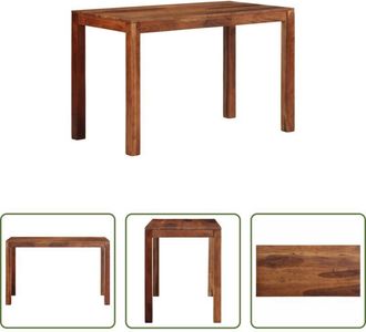 vidaXL vidaXL Massivholz Tisch - Esstisch 120x60x76 cm Massivholz Akazie