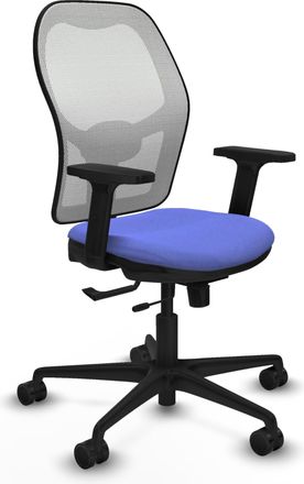 Piqueras y Crespo Telearbeitssessel mit 2D-Armen, h&ouml;henverstellbare Lendenwirbelst&uuml;tze, ausgestattet mit Syncro/Traslack und injiziertem Schaum. Mit Rollen von 65 mm Ny