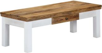vidaXL Vidaxl - Table basse 110x50x40 cm Bois de manguier massif
