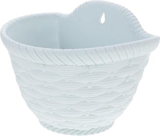 BESPORTBLE Wandbehang-pflanzgef&auml;&szlig; Aus Kunststoff Gro&szlig;er Dekorativer Blumentopf Gewebtes Design F&uuml;r Home-Office