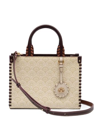 Isla sac cabas à motif monogrammé - Tons neutres