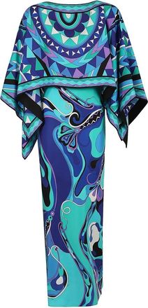 Pucci Femme, Robes, Bleu, Taille: 40 FR Robe Longue