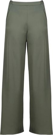 CHRISTOPHER ESBER Pantalon kaki en cr&ecirc;pe - Femme - Pantalons - Vert - Taille: 34 FR