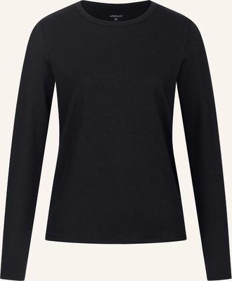 erlich textil Erlich Textil Light Touch Lockeres Langarmshirt Mit Lyocell - Seidig Weich schwarz