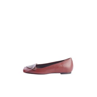 L'Arianna Zweifarbiger flacher Schuh - - Shoes - Damen - Braun - 41 EU