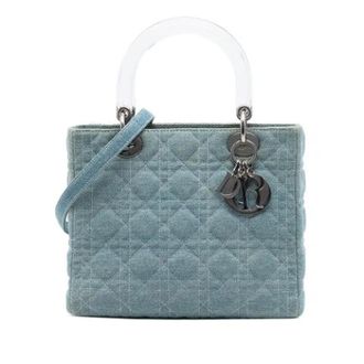 Dior Pre-owned Lady Satchel - - Pre-owned - Damen - Blau - ONE SIZE
