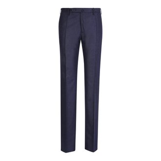 Incotex Blaue Ma&szlig;geschneiderte Hose - - Trousers - Herren - Blau - S