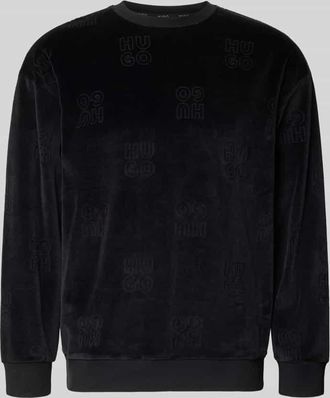 HUGO BOSS Sweatshirt mit Samtstruktur Modell VELORO