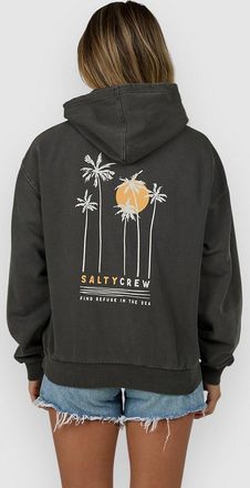 Salty Crew Palms Hoodie faded black