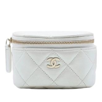 Chanel Pre-owned Quilted Coin Purse - - Pre-owned - Damen - Wei&szlig; - ONE SIZE