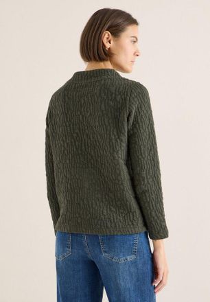 Cecil Langarmshirt mit Tunnelzugband am Kragen