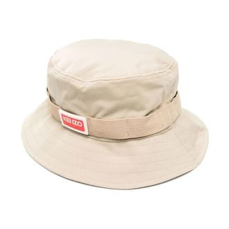 Kenzo Tonaler Hut mit Kenzo Paris Label - - Accessories - Herren - Beige - S