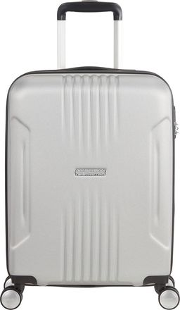 American Tourister Tracklite - Spinner S Handgep&auml;ck, 55 cm, 34 L, Silber (Silver)