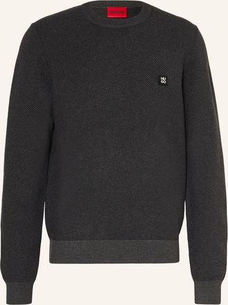 HUGO BOSS Hugo Pullover Setal grau