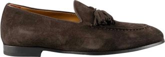 Kiton Homme, Chaussures, Brun, Taille: 40 1/2 EU Mocassins en daim