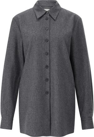 Khaite Femme, Blouses et Chemises, Gris, Taille: 42 FR Chemise Oversize de Luxe Auryn