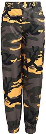 TOMWELL Pantalon De Jogging Femmes Pantalons De Survêtement Long pour Jogging Running Fitness Pantalon De Training Jaune L