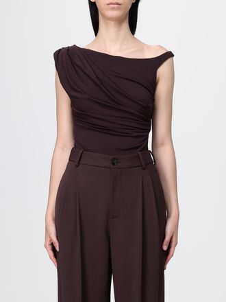 Elisabetta Franchi Top Damen Farbe Kakao