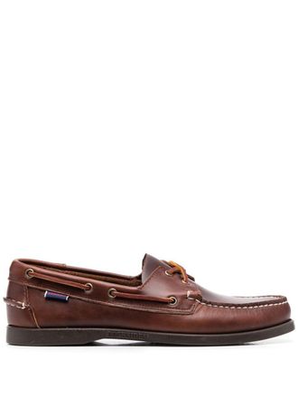 Sebago Loafer mit Schn&uuml;rdetail - Braun