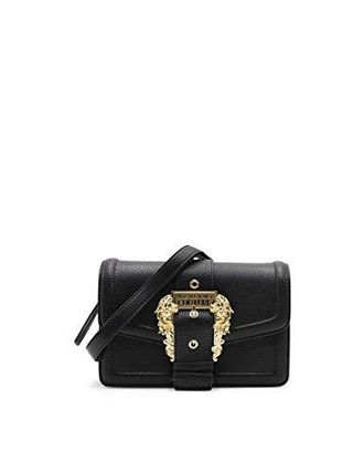 Versace Sac Jeans Couture en cuir noir