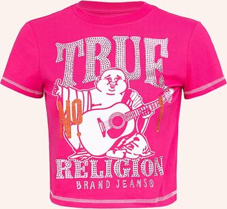 True Religion T-Shirt Buddha pink