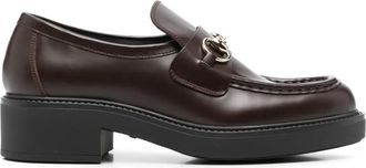 Gucci Loafer mit Stegverzierung 45mm - Rot