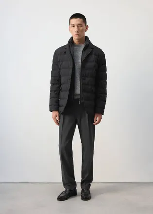 Mango Anorak rembourrage water repellent noir - Homme - XXL - MANGO MAN