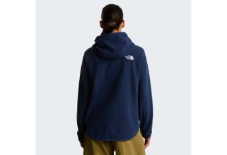 The North Face Fleecejacke W OXARA HOODED FLEECE sportlicher Stil, f&uuml;r Erwachsene, mit K&auml;ngurutasche