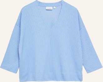 Comma Comma Sweatshirt blau