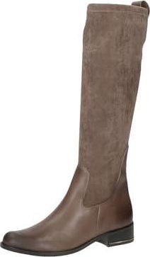 Caprice Bottes Longues Plates pour Femme 9-25514-41 Haute Jusquau Genou, Taupe Comb, 41 EU