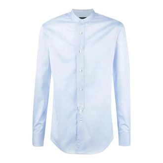 Emporio Armani Hemd mit Stehkragen - - Shirts - Herren - Blau - L