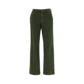 Cellar Door Dora Gerade Hose - - Trousers - Damen - Gr&uuml;n - M