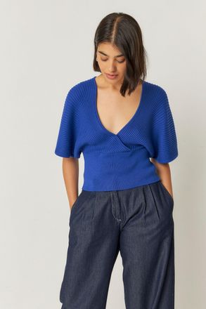 SKFK Damen vegan T-Shirt Tala Blau