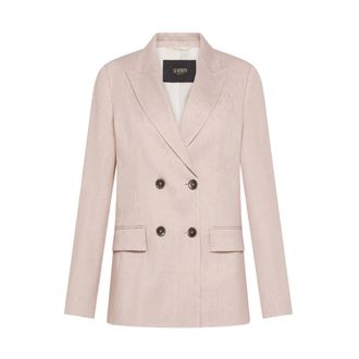 Seventy Femme, Vestes, Rose, Taille: 42 FR Blazer Crois&eacute;