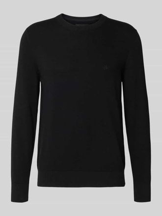 Marc O'Polo Regular Fit Strickpullover aus Baumwoll-Schurwoll-Mix