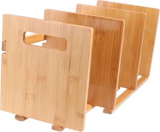 Supvox Moso Bambus Schreibtisch Aufbewahrungsregal Ausziehbar Kleiner B&uuml;cherregal Holzfarbe Desktop Organizer f&uuml;r B&uuml;ro und Arbeitszimmer