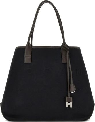 Hogan Shopper & Totes - Structured Hogan Shopper Bag With Calfskin Accents - Gr. unisize - in Schwarz - für Damen