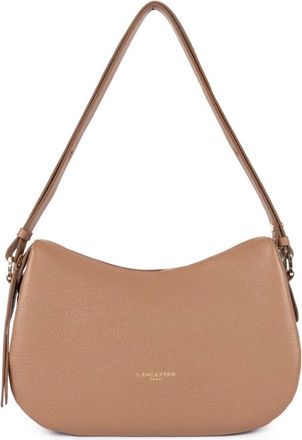 Lancaster Femme, Sacs, Brun, Taille: ONE Size Sac besace Zipp&eacute; M Dune