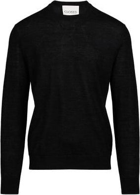 Closed Pull col rond droit uni en laine