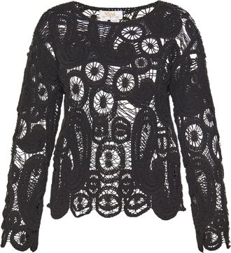 Usha Pullover Frauen Schwarz