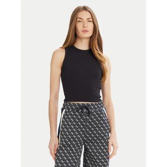 Guess Top V3GP19 K8RT2 Dunkelblau Slim Fit