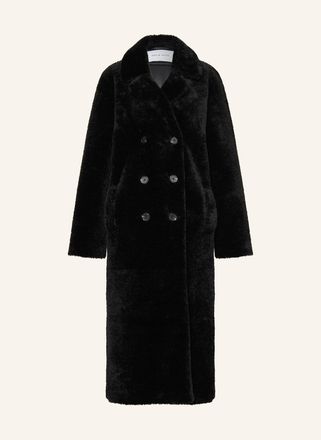 Mrs & Hugs Mrs & Hugs Kunstfell-Mantel schwarz