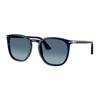 Persol Homme, Accessoires, Bleu, Taille: 54 MM Po3316S Lunettes de soleil rondes