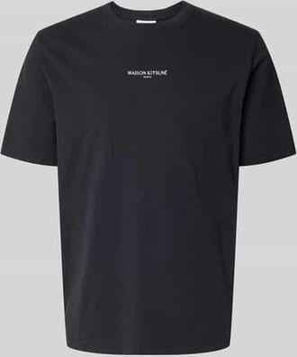 Maison Kitsun&eacute; Regular Fit T-Shirt aus Baumwolle