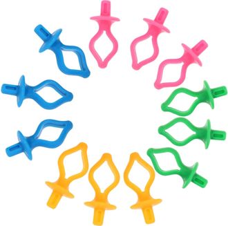 DOITOOL 12 Stück Teiliges Silikon spulenhalter für Nähmaschinen Langlebige Bobbin Clips zum Fixieren von Garnrollen Verhindert Fadenverheddern Geeignet für Nä