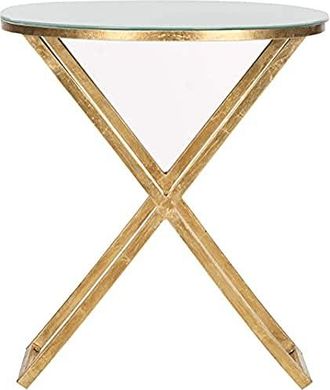 Safavieh EAF2539 Akzenttisch, Metall, Gold, 50 x 50 x 58.16 cm