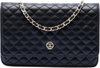 Chanel Pre-owned Wallet on Chain - Femme - Pre-owned - Noir - Taille: ONE Size