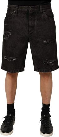 Dolce & Gabbana Herren, Shorts, Schwarzk, MGröße